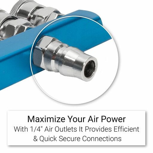 Chicago Air CANS4WAYM 4-Way Nitto Type Quick Connect Air Compressor ...