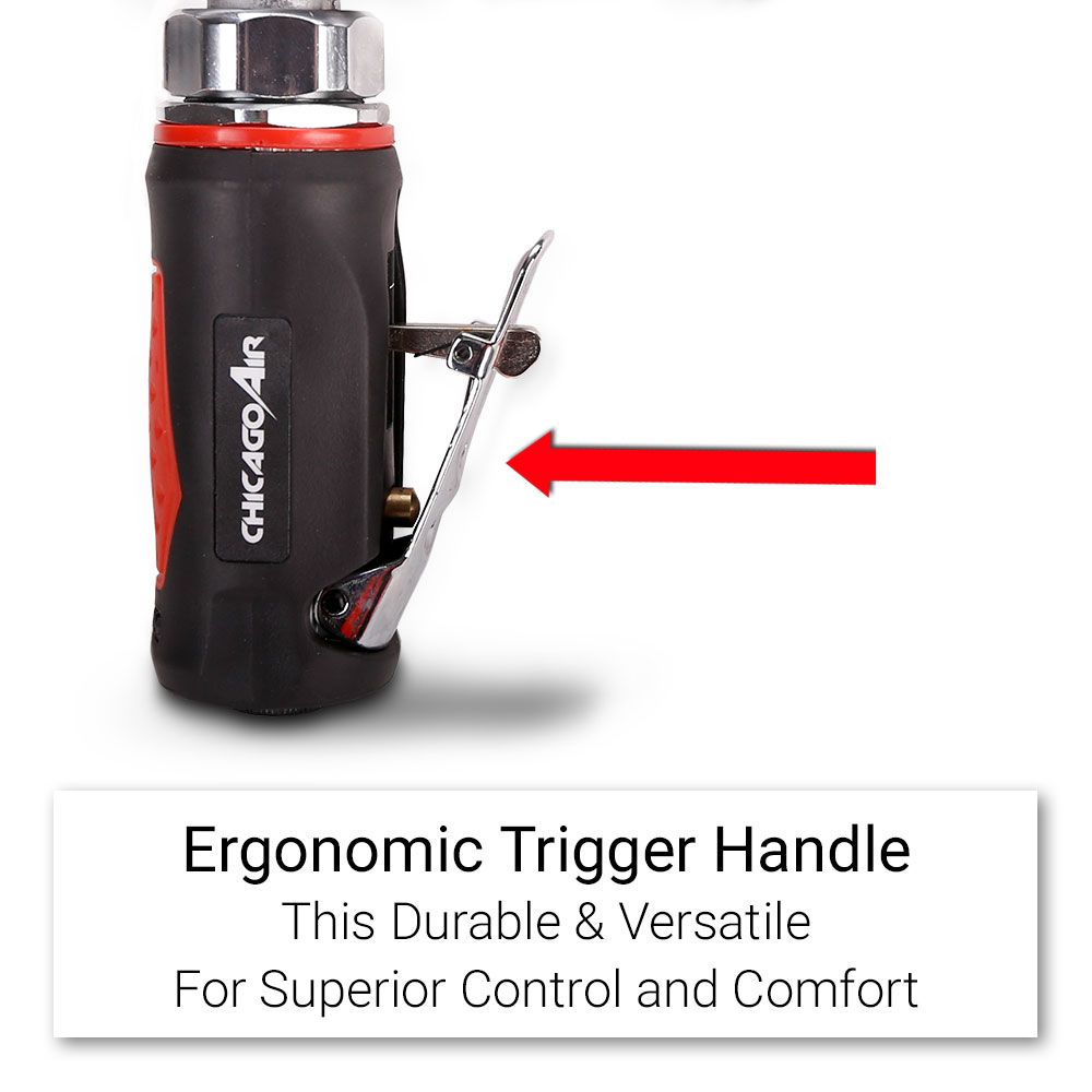 Chicago Air CA14ADGK 16pce 1/4" Pneumatic 90° Angle Die Grinder