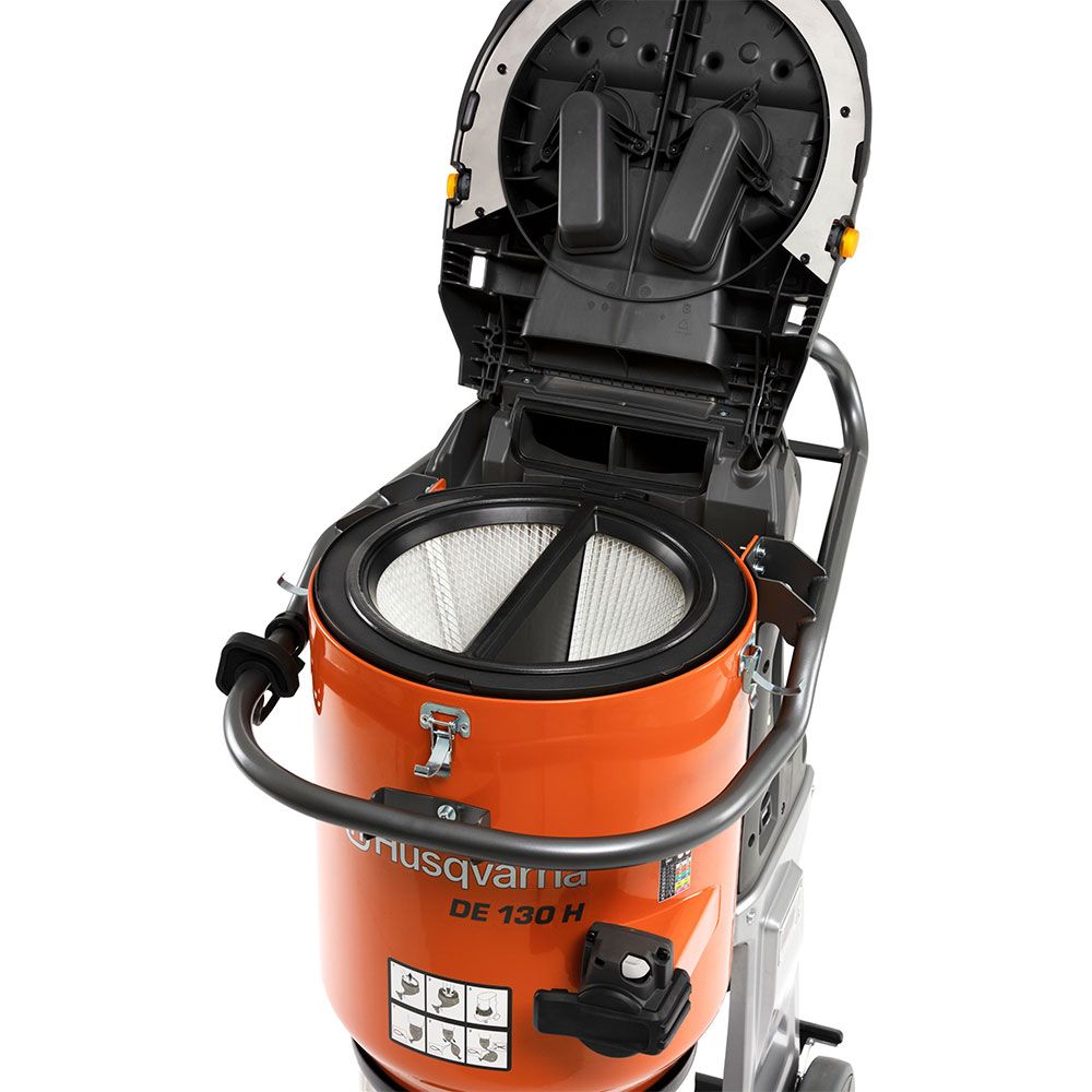 Husqvarna DE 130 H (970519502) 240V H-Class Dust Extractor