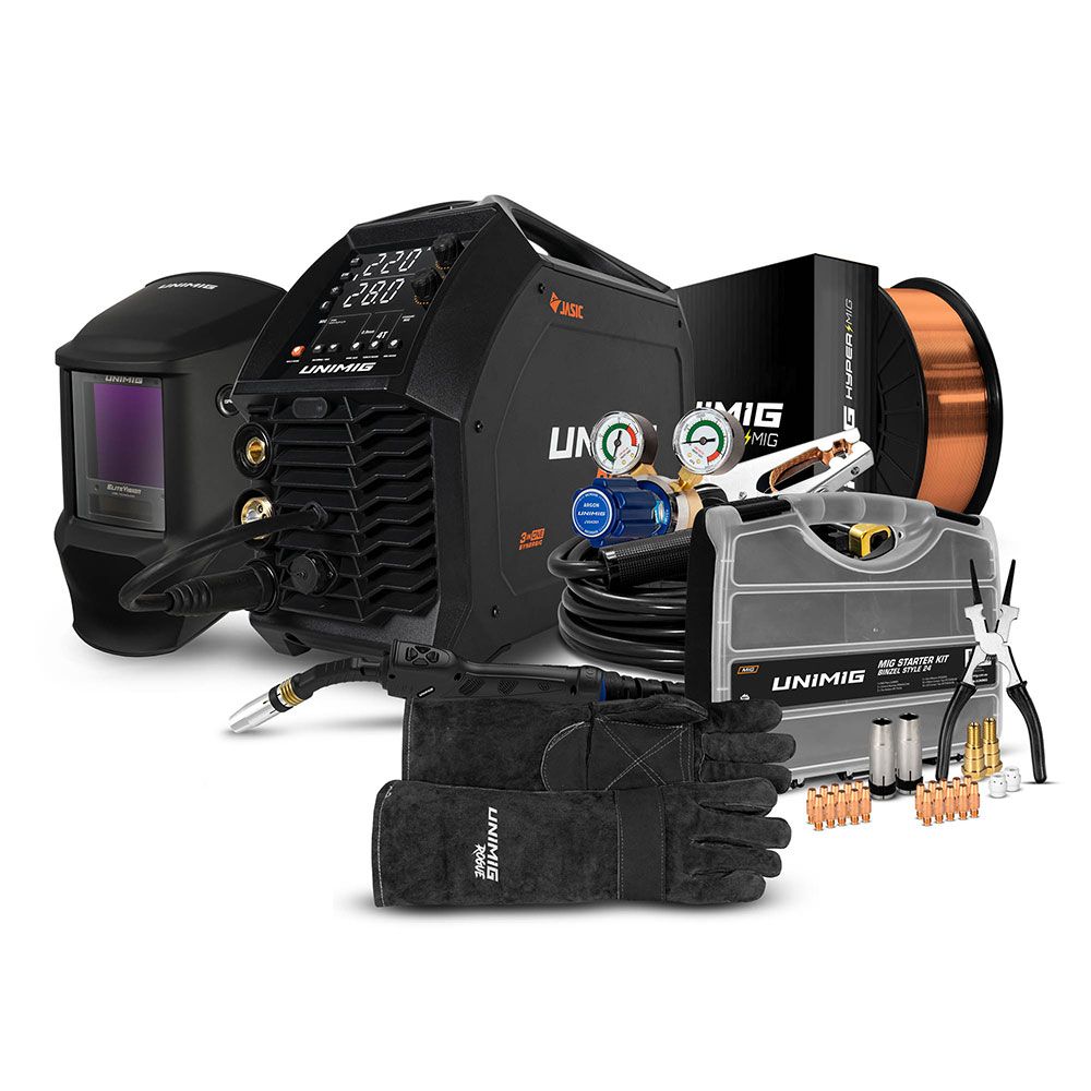 UNIMIG PK11104 Razor Multi 220 Welder Combo Kit