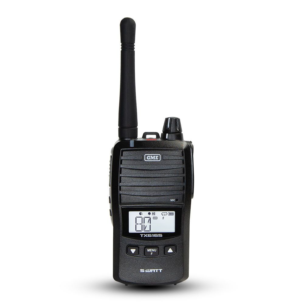 GME TX6165X 5/1W IP67 UHF CB Handheld Radio
