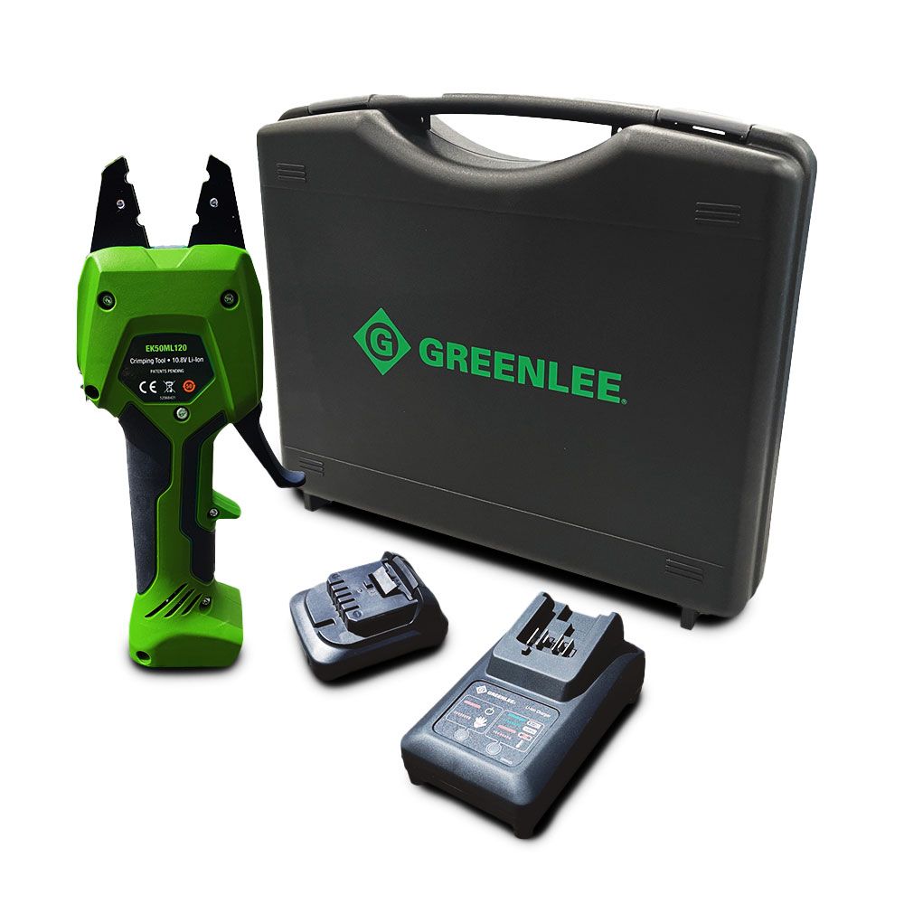 Greenlee EK50ML120GLAUC Micro Crimping Tool with 12mm IS5071 Jaw ...