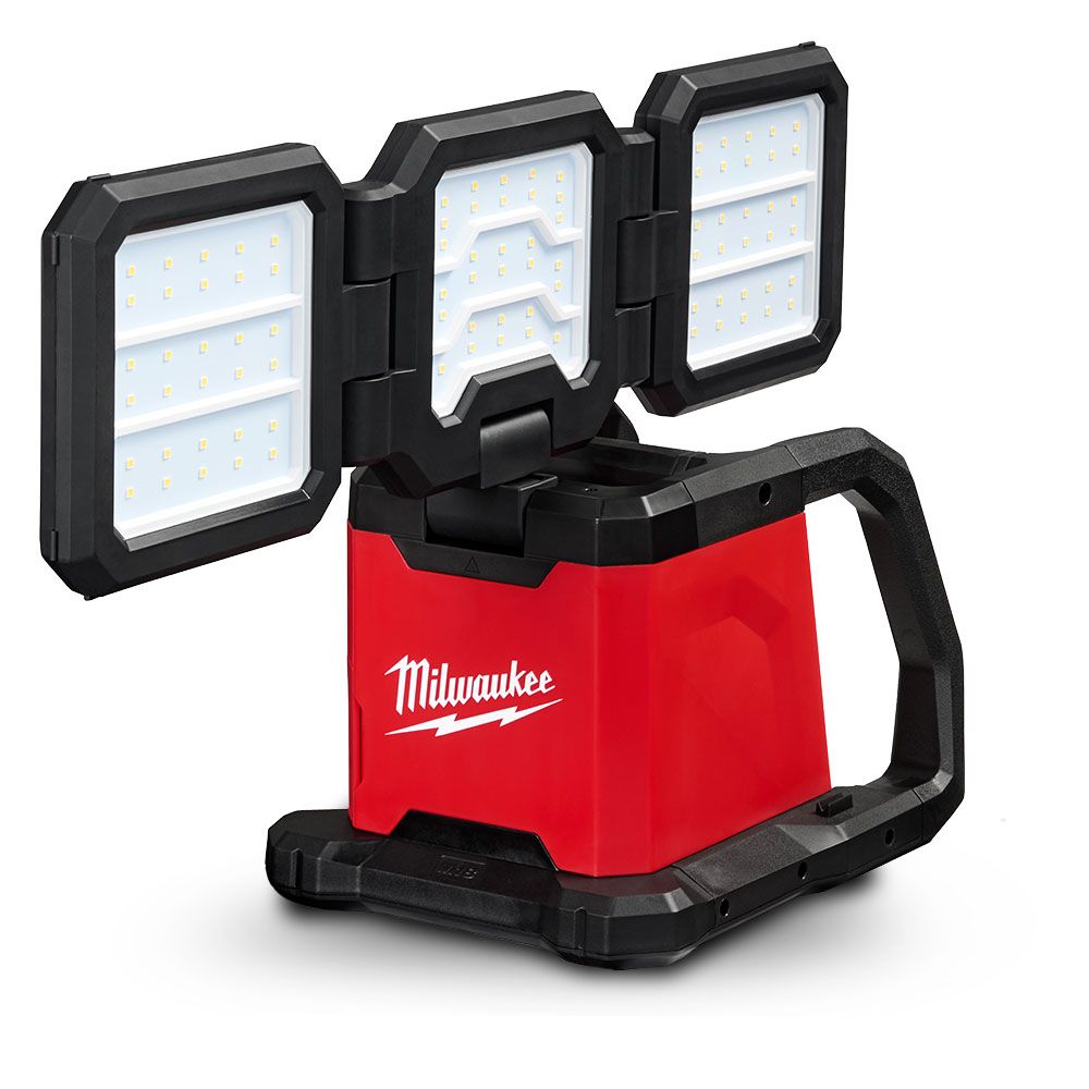 Milwaukee M18TPFL0 18V Li-ion Cordless Three Panel Flood Light - Skin Only