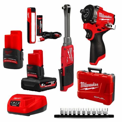 Milwaukee M12BPS-202B 12V 2.0Ah Li-ion Cordless Spot Polisher / Detail ...