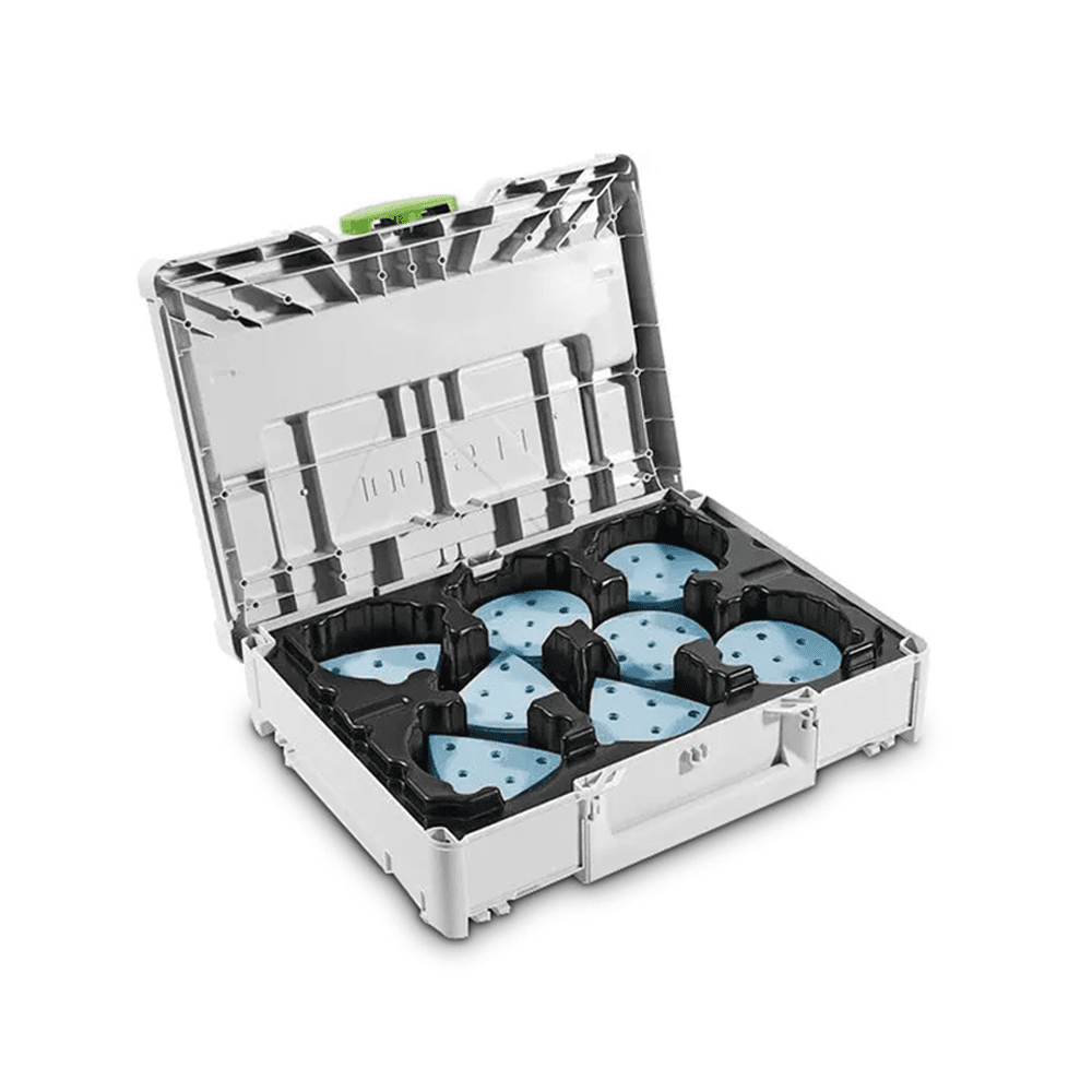 Festool 578196 Granat Abrasive Systainer Set 6 Hole for RO 90