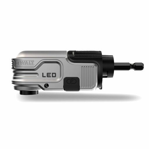 DeWalt DTLRA-QZ 1/4" HEX Right Angle Impact LED Attachment