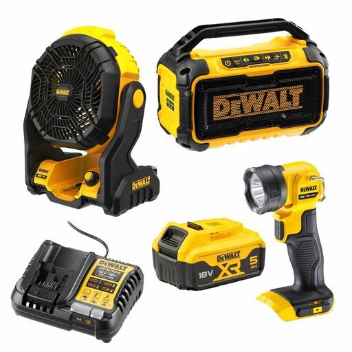 DeWalt DCZ3131P1-XE 18V XR 5.0Ah Li-ion Cordless Brushless 3pce Combo Kit