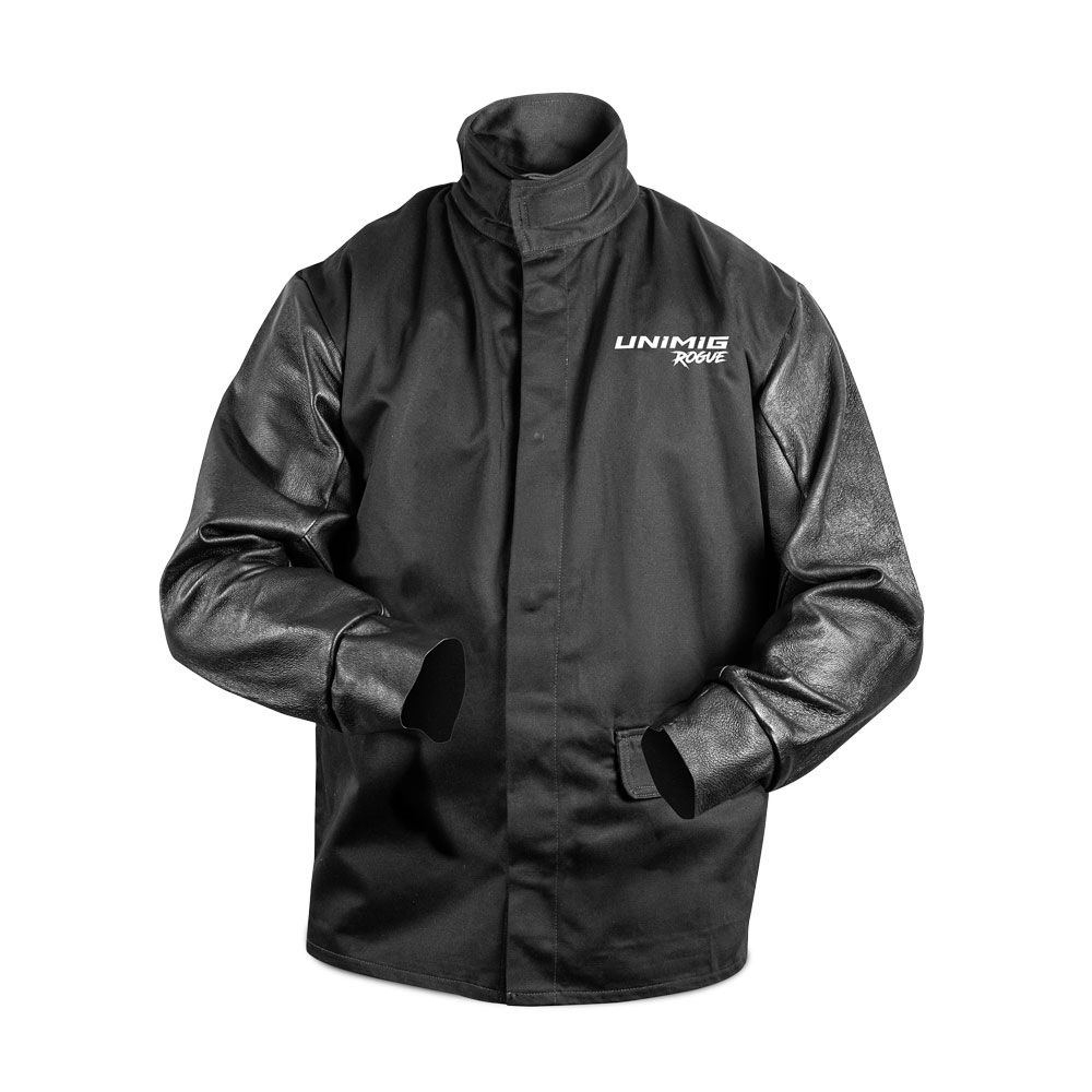 UNIMIG U220 Rogue Modell 202 Leather Sleeved Welding Jacket