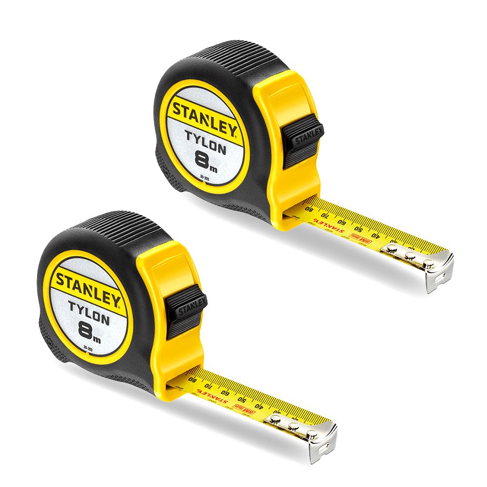 Stanley STHT37267-3 2-Pack 8m Tylon Measuring Tape