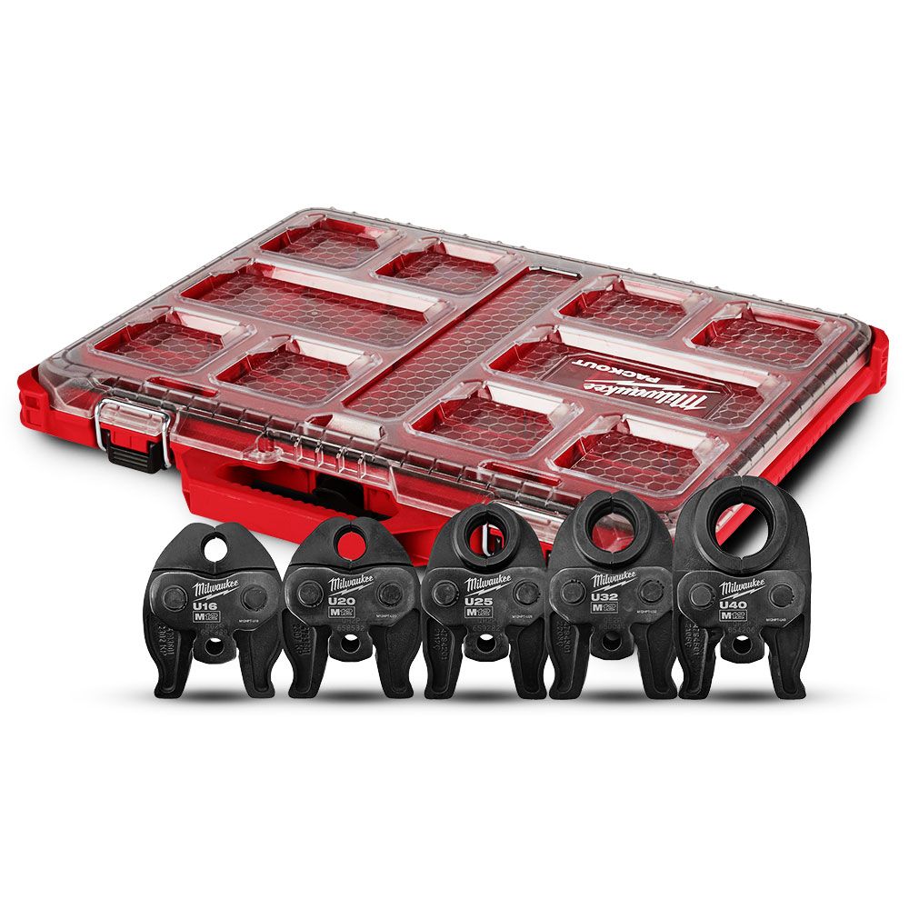 Milwaukee M12PEX-JAWKIT M12 PEX Press Tool Jaw U Profile Combo Kit