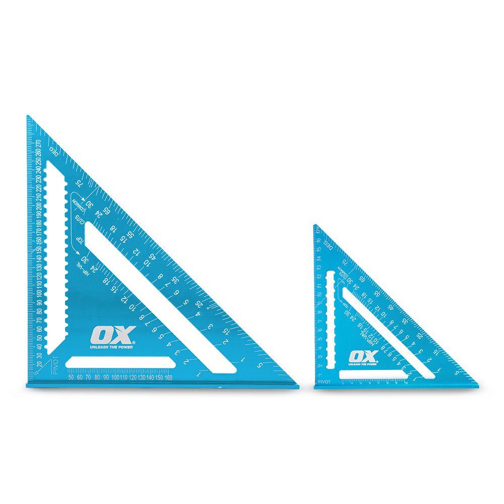 OX Tools OX-P634701 2-Pack 180mm & 300mm OX Pro Aluminium Metric ...