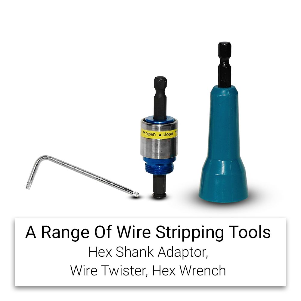 Xtorque XWSKIT 1/4" Hex Wire Stripper Tool Set