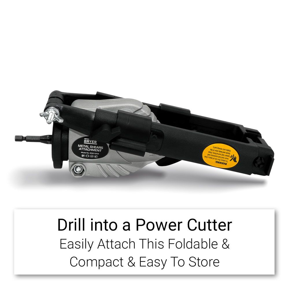 Bayer BMS1013 Metal Shears Attachment for 13mm Drill Driver