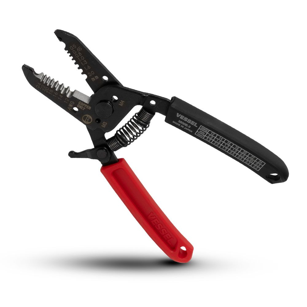 Vessel 3500E-3 0.5-2mm Wire Stripper & Cutter