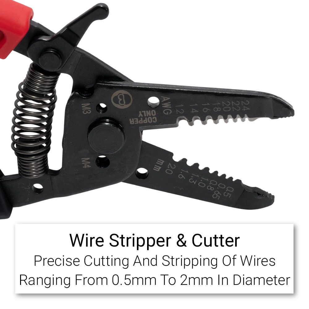 Vessel 3500E-3 0.5-2mm Wire Stripper & Cutter