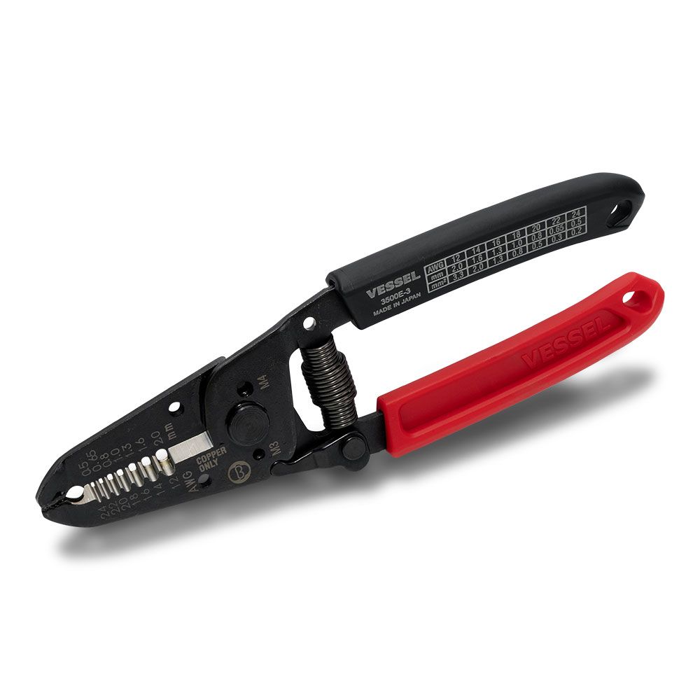 Vessel 3500E-3 0.5-2mm Wire Stripper & Cutter