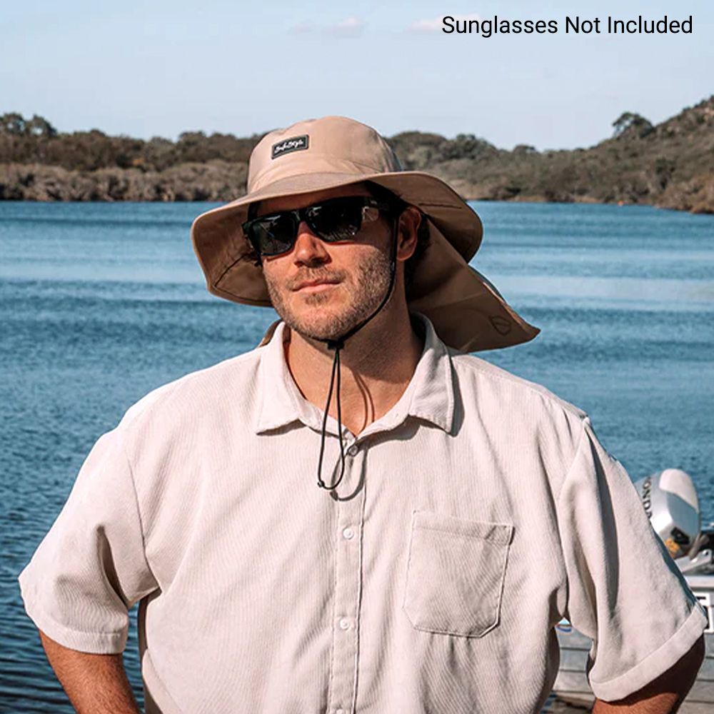 SafeStyle WTWBT Worksite To Weekend Tan Flap Bucket Hat