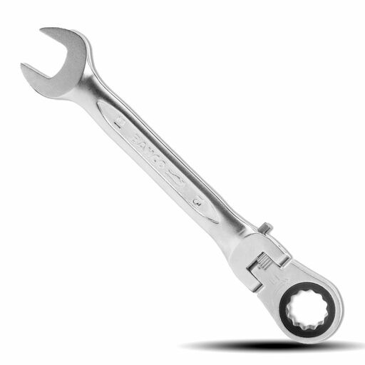 Bahco 41RM/SH8 8pce Metric Swivel Head Combination Ratcheting Wrench Set