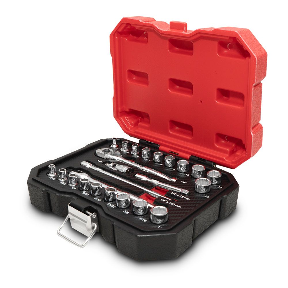 Daytona DSB024 24pce 1/4" Drive Shark Bite Metric & Imperial Socket Set