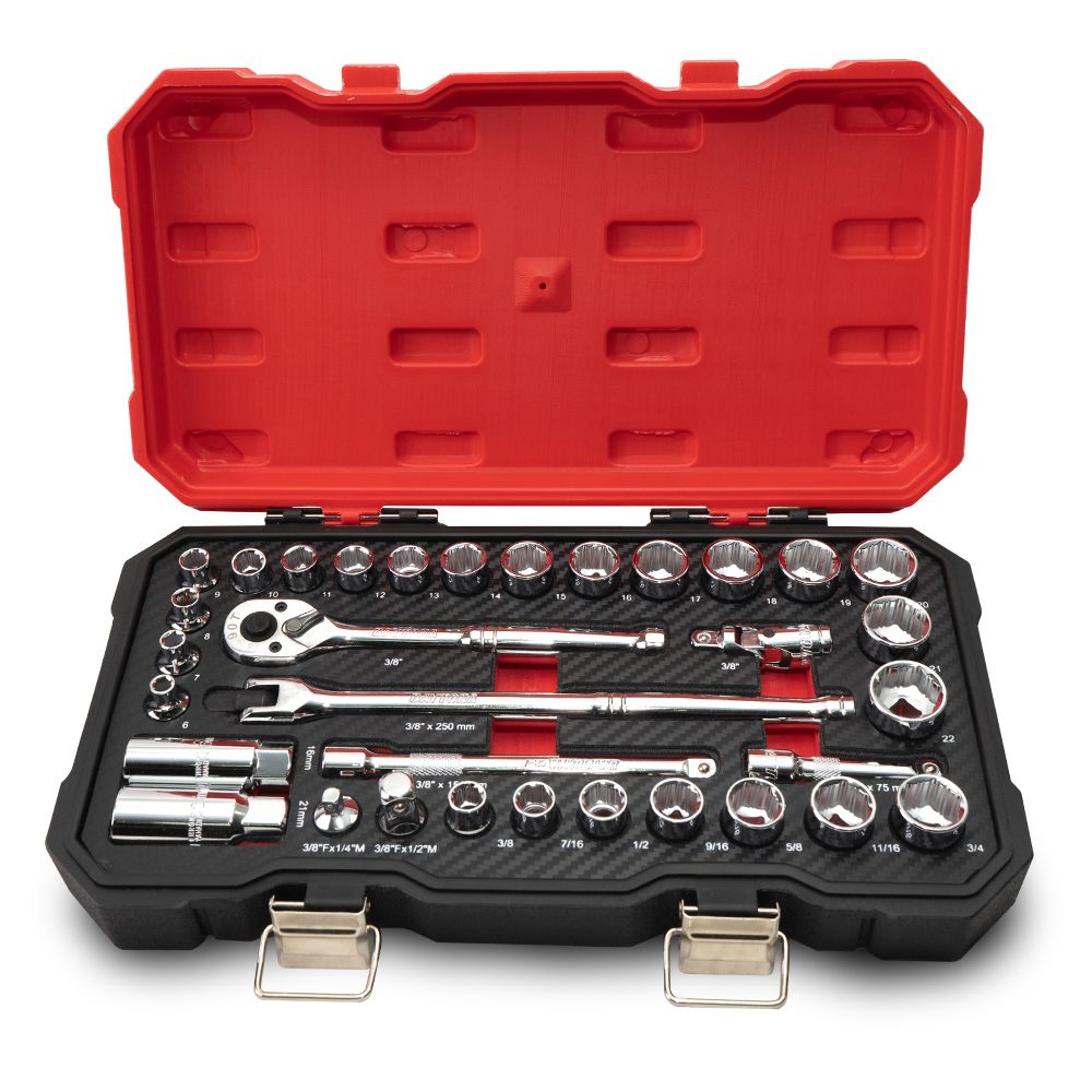 Daytona DSB033 33pce 3/8" Drive Shark Bite Metric & Imperial Socket Set
