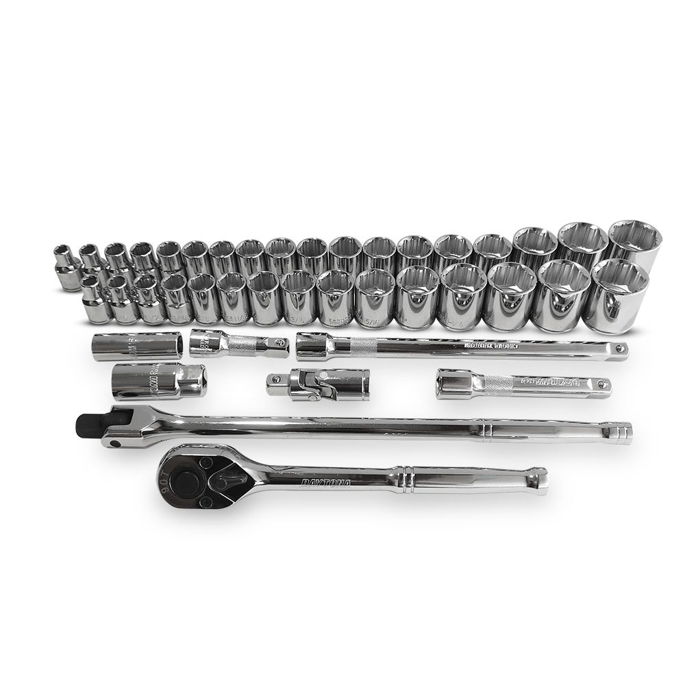 Daytona DSB041 41pce 1/2" Drive Shark Bite Metric & Imperial Socket Set