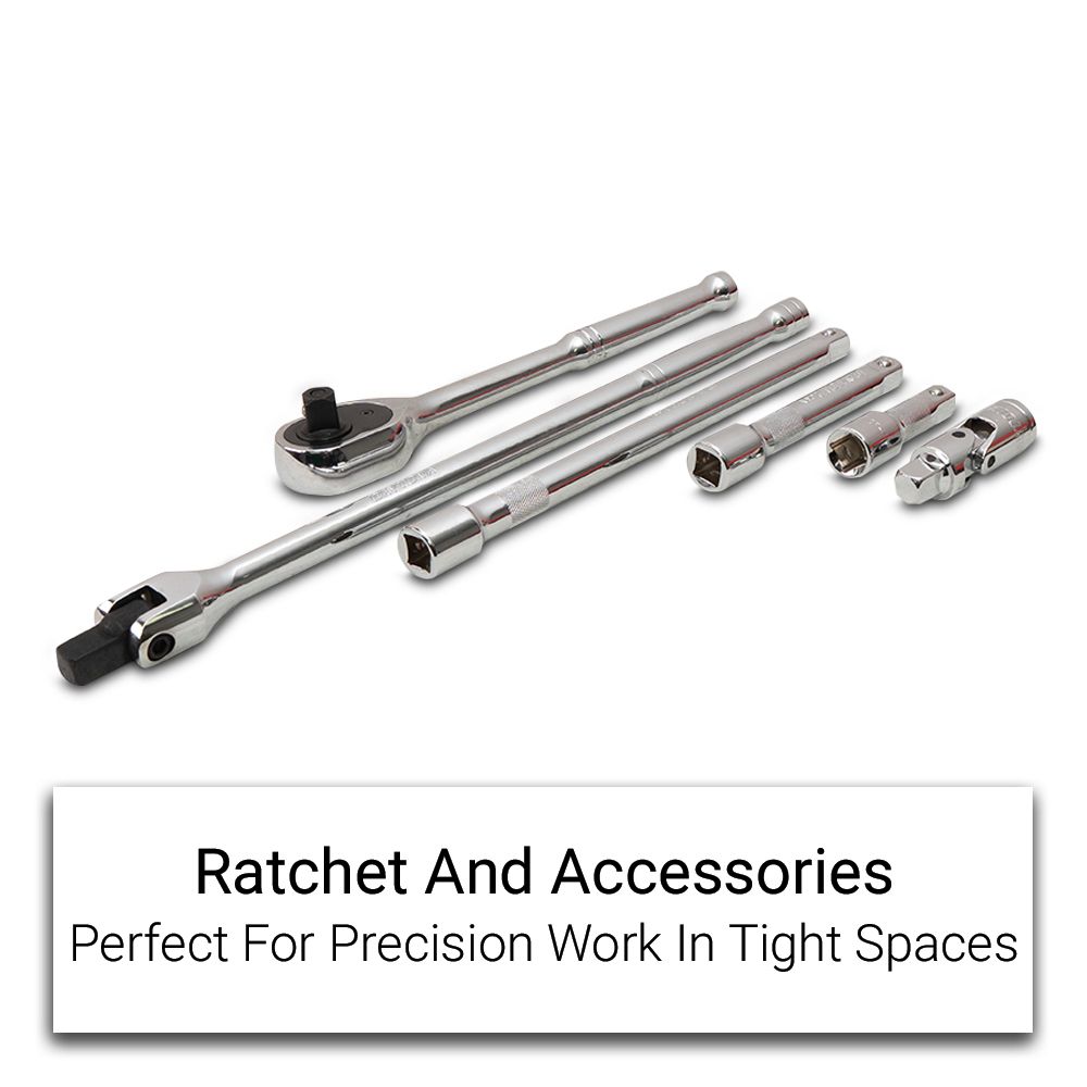 Daytona DSB041 41pce 1/2" Drive Shark Bite Metric & Imperial Socket Set