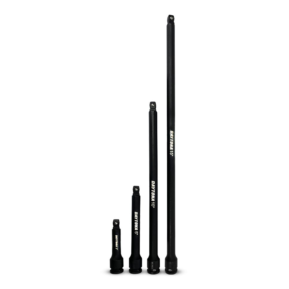 Daytona DWE412 4pce 1/2" Drive Impact Wobble Extension Bar Set 3" 5" 10 ...