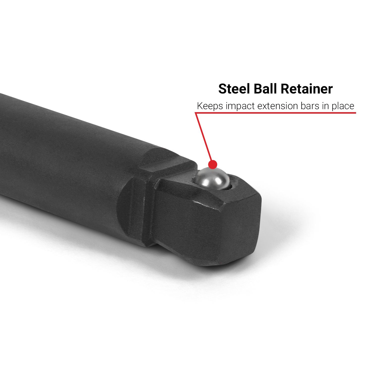 Daytona DWE438 4pce 3/8" Drive Impact Wobble Extension Bar Set 3" 5" 10 ...