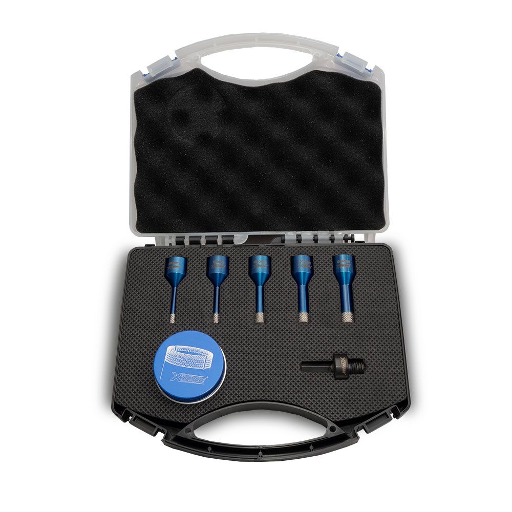 Xtorque XTBS5 5pce M14 Diamond Tile Drill Bit Set