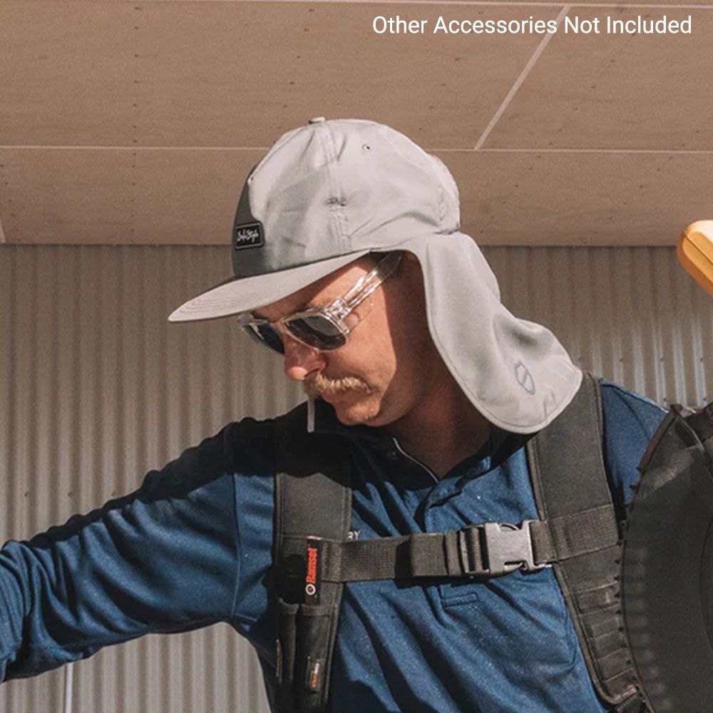 SafeStyle WTWGC100 Worksite To Weekend Flap Cap - Graphite