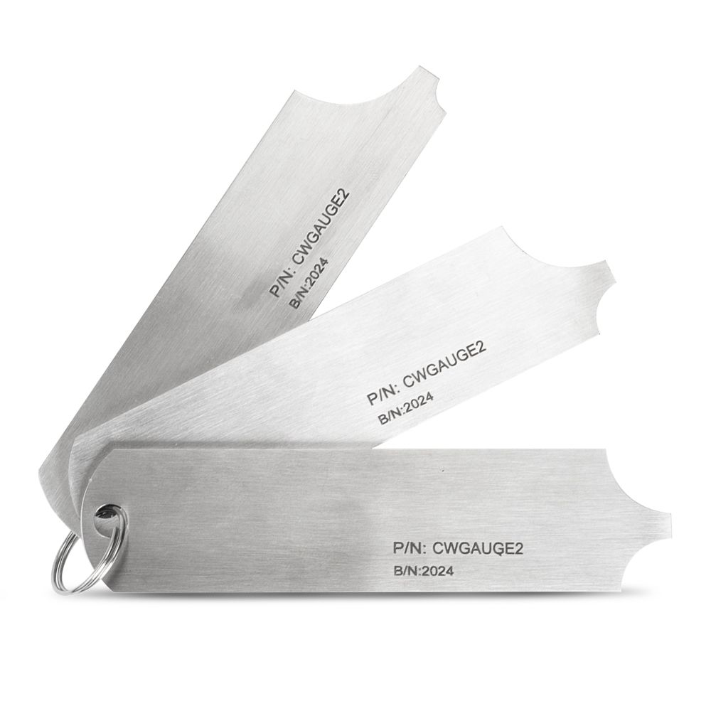 Cigweld CWGAUGE2 3pce Stainless Steel Fillet Welding Gauge