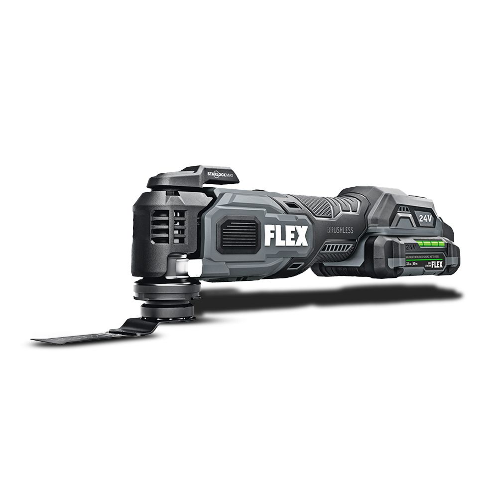 Flex FXMA901-4C 24V 5.0Ah Li-ion Cordless Brushless 9pce Combo Kit