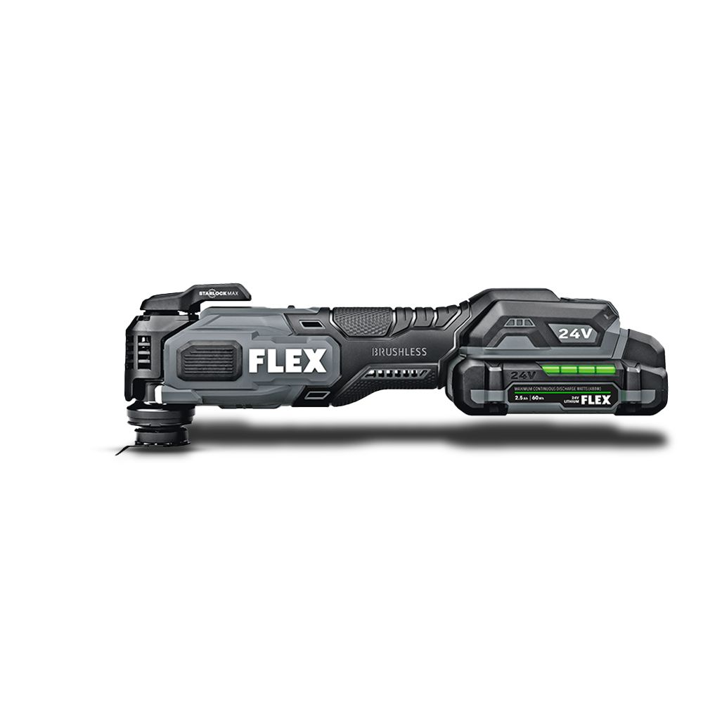 Flex FXA4111-Z 24V Li-ion Cordless Brushless Oscillating Multi-Tool ...