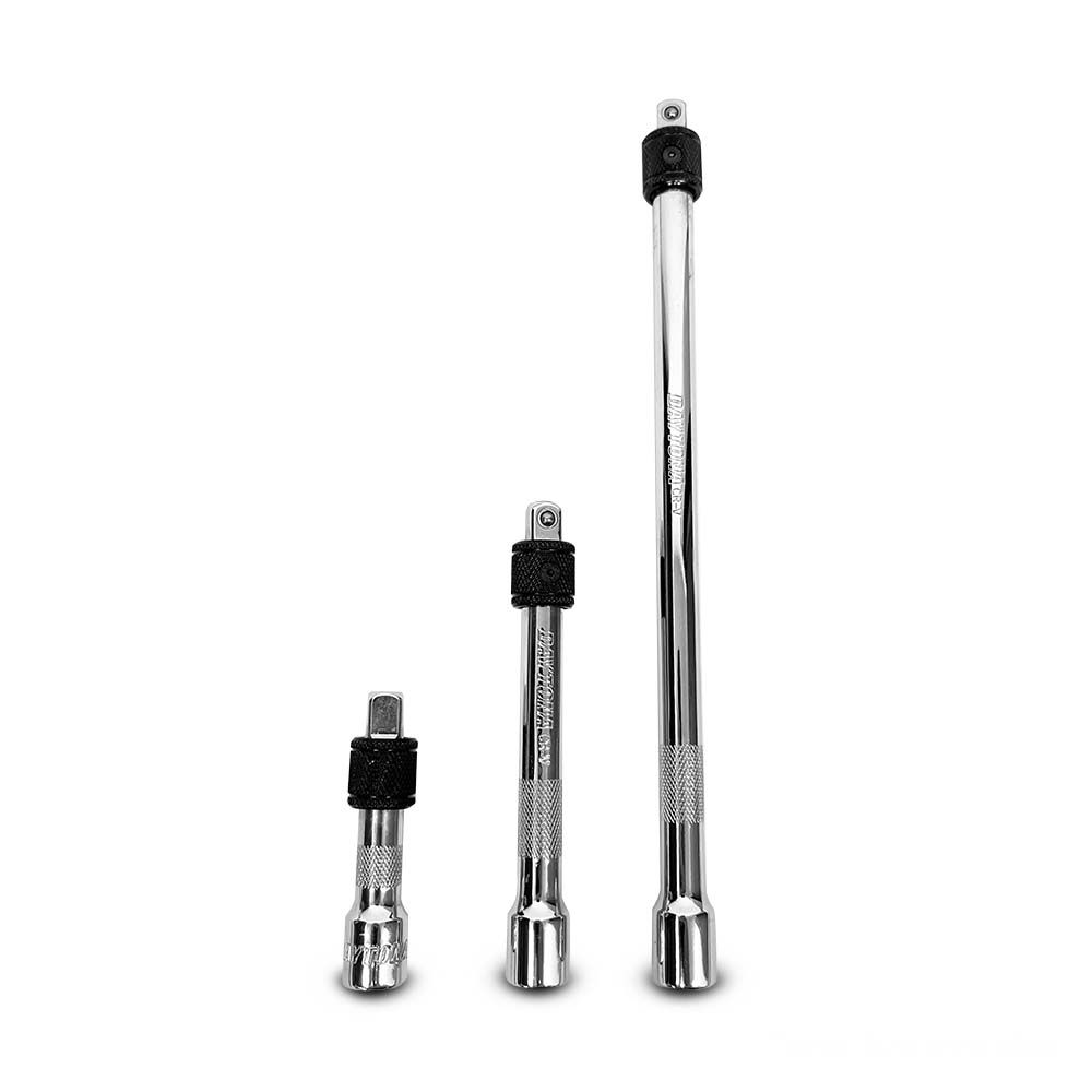 Daytona DLEB38 3pce 3/8" Drive Socket Extension Locking Bar Set