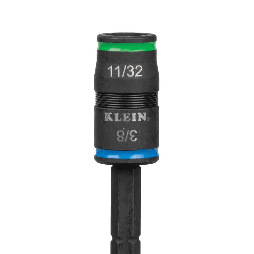 Klein A-85517HD 2pce 11-in-1 Impact Rated Driver and Flip Socket Set
