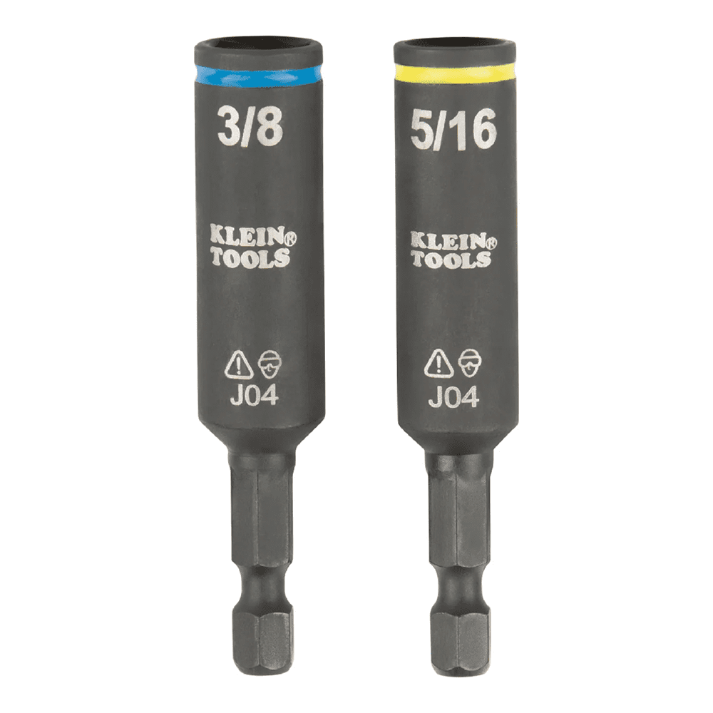Klein A-85517HD 2pce 11-in-1 Impact Rated Driver and Flip Socket Set
