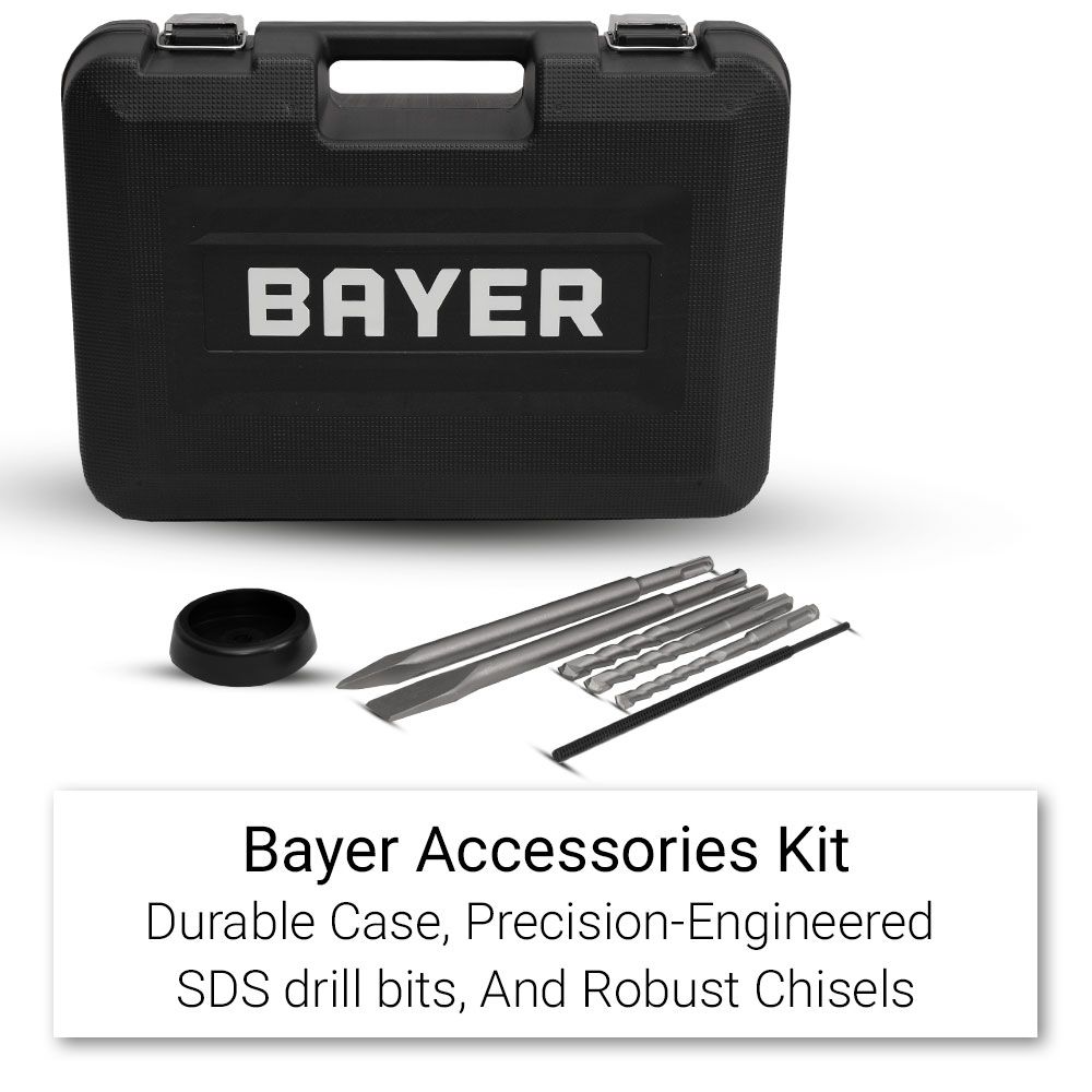 Bayer BD2KGV2 1050W 2kg SDS Plus Rotary Hammer Drill