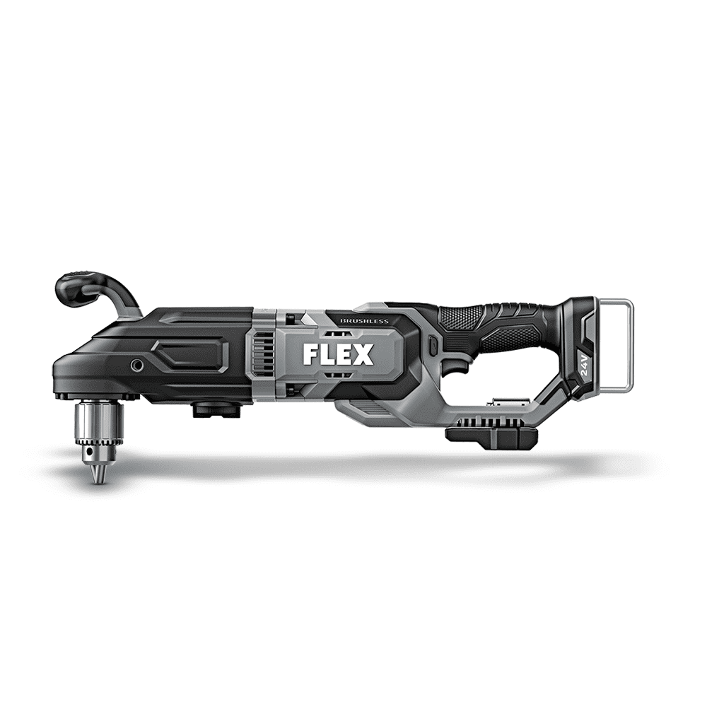 Flex FXA1681-Z 24V Li-ion Cordless Brushless 2-Gear 1/2" Right Angle ...