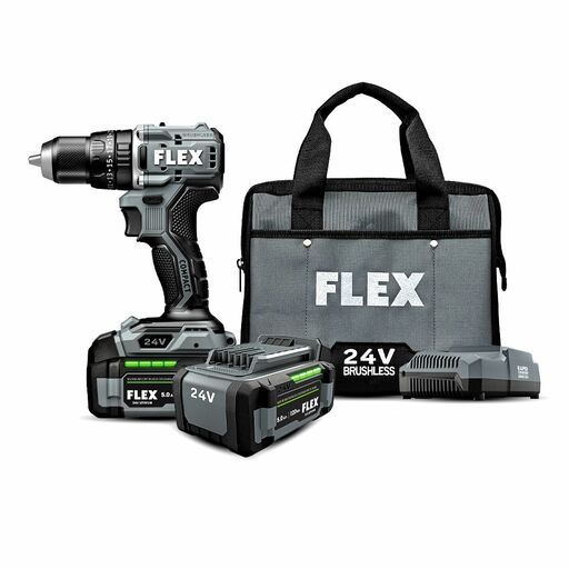 Flex FXA1231-2C 24V 5.0Ah Li-ion Cordless Brushless 13mm 2-Speed ...