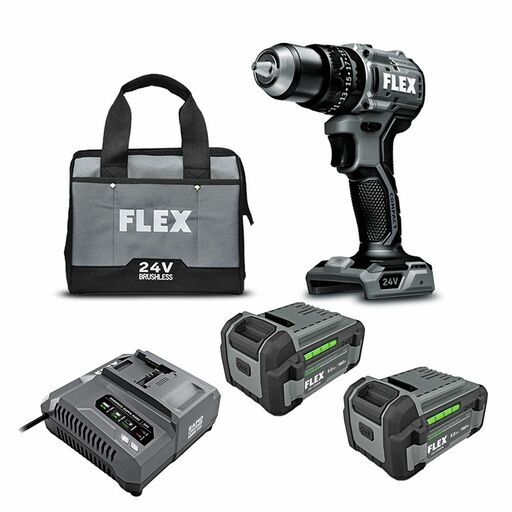 Flex FXA1231-2C 24V 5.0Ah Li-ion Cordless Brushless 13mm 2-Speed ...