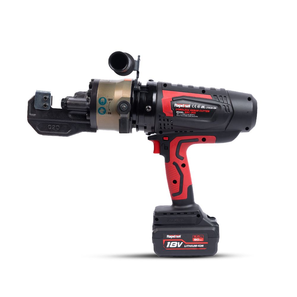 RAPIDTOOL BRC-20X 18V 5.0Ah Li-ion Cordless 20mm Rebar Cutter Combo Kit