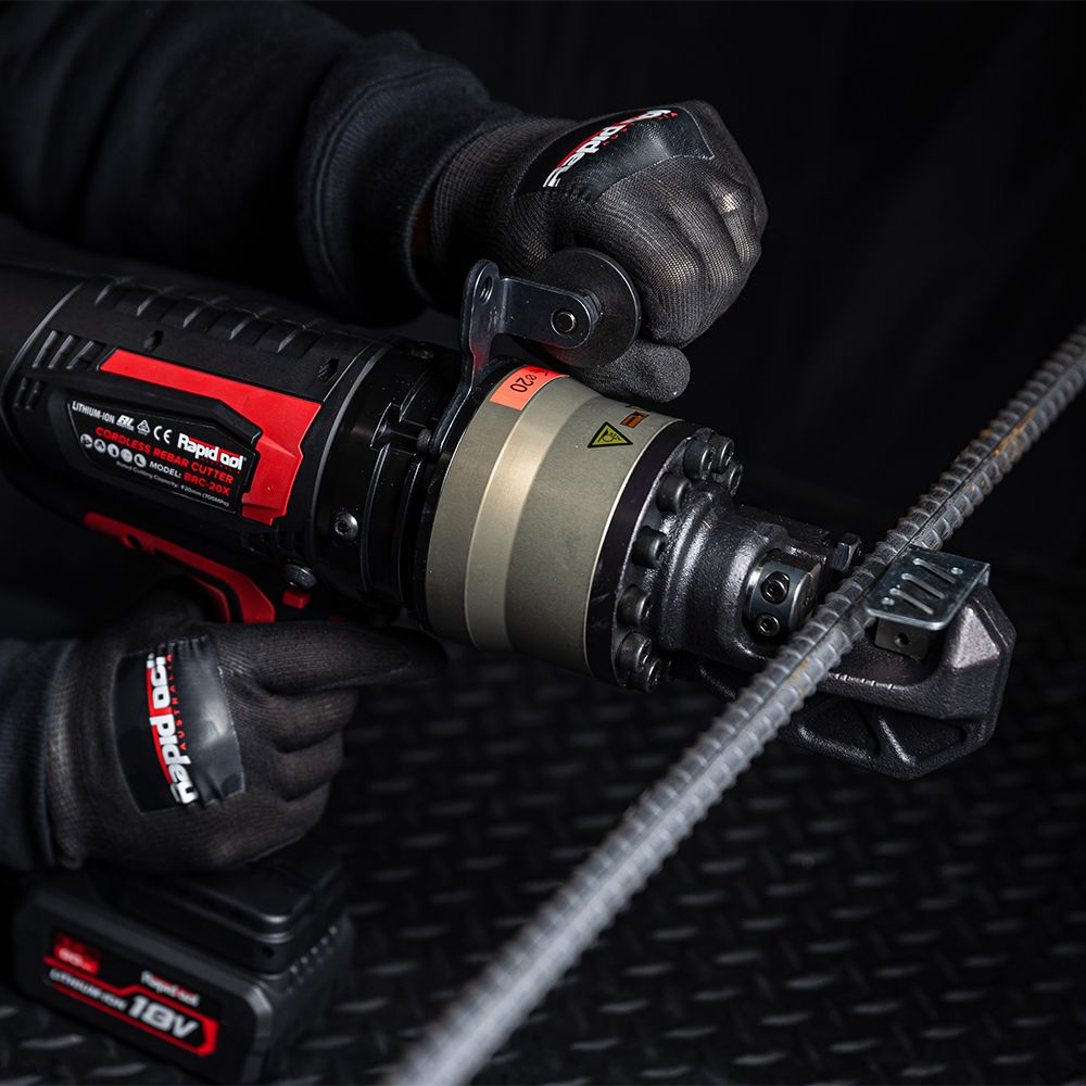 RAPIDTOOL BRC-20X 18V 5.0Ah Li-ion Cordless 20mm Rebar Cutter Combo Kit