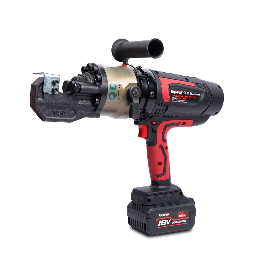 RAPIDTOOL BRC-20X 18V 5.0Ah Li-ion Cordless 20mm Rebar Cutter Combo Kit