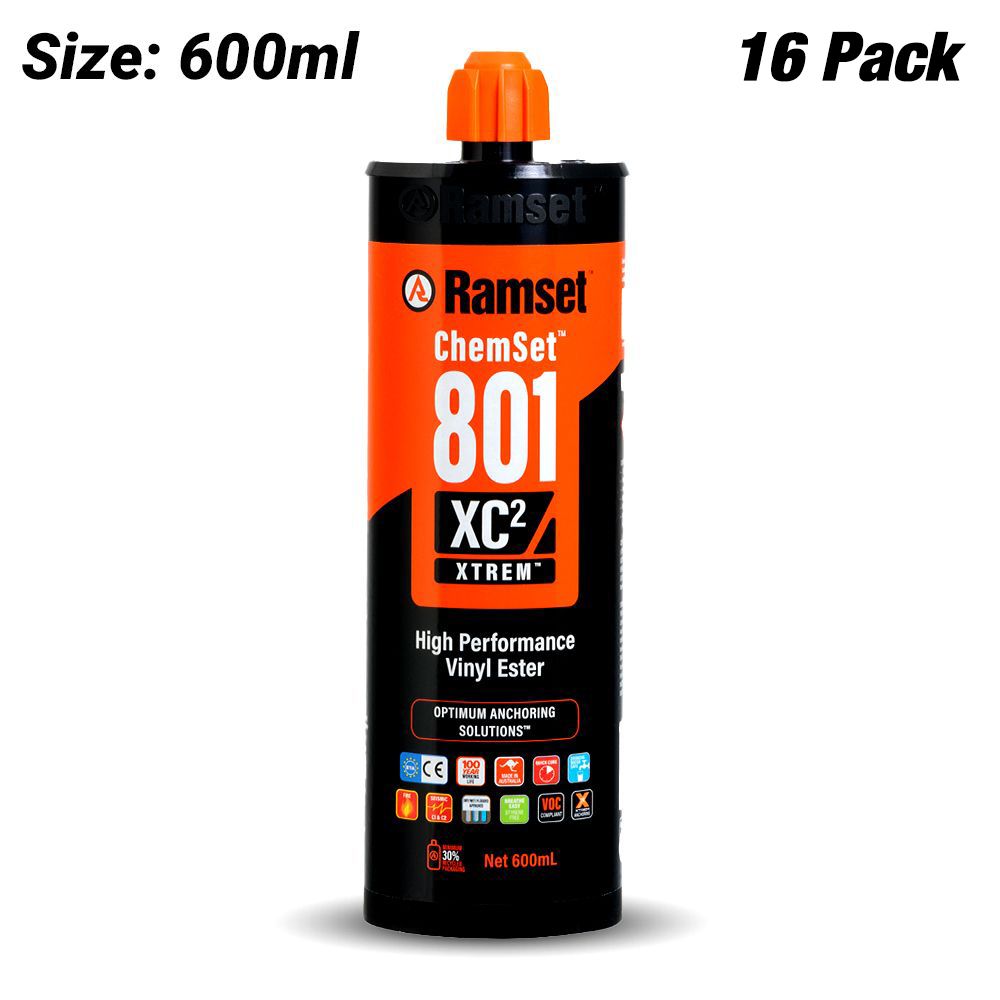 Ramset 16XC801X600 600ml ChemSet™ 801 XTREM™ XC² Heavy Duty Anchoring ...