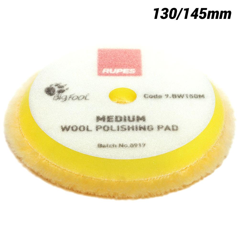 Rupes 9.NW130M BigFoot 130mm D-A Medium Wool Polishing Pad