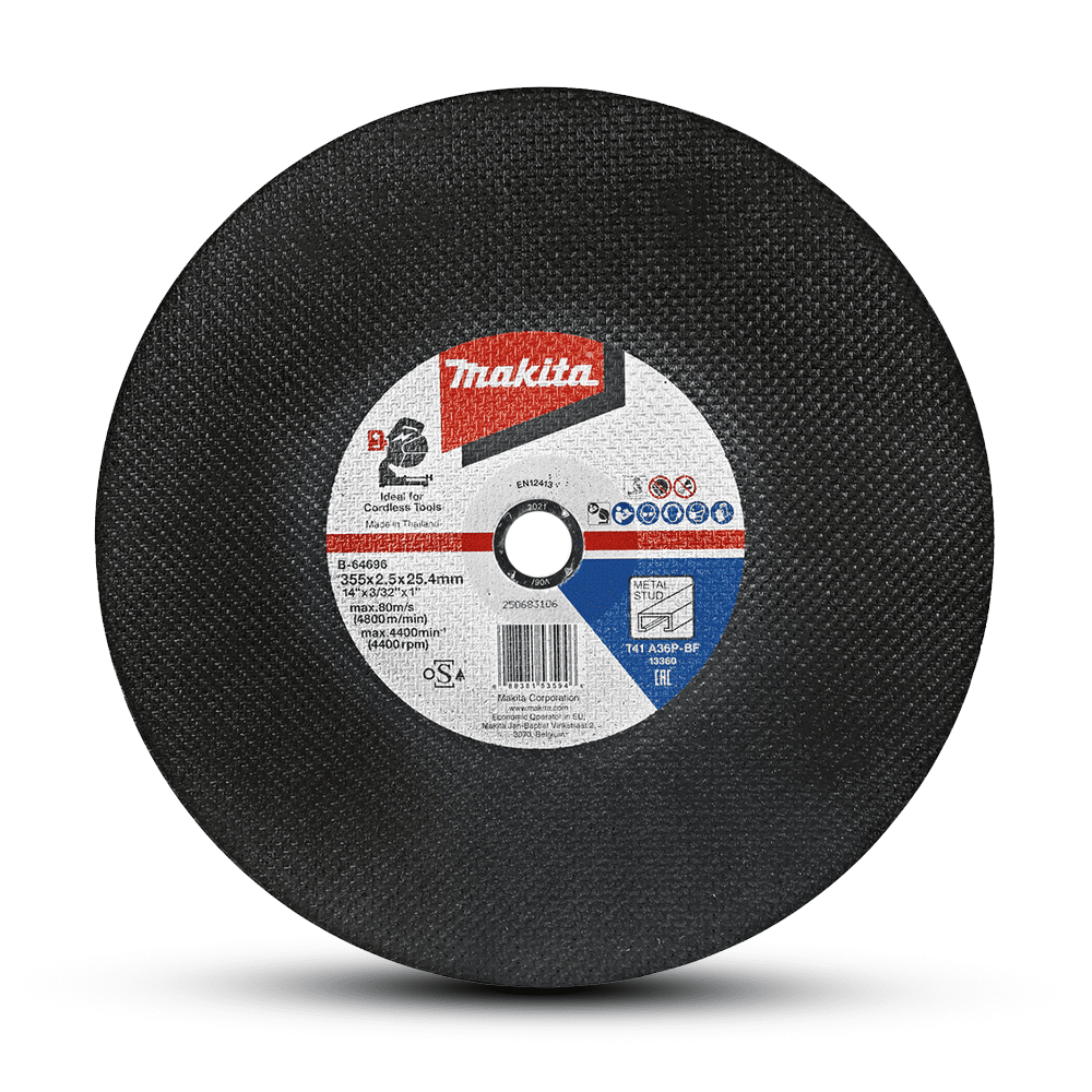 Makita B-64696-25 25-Pack 356mm x 2.5mm x 25.4mm Thin Metal Cut Off ...