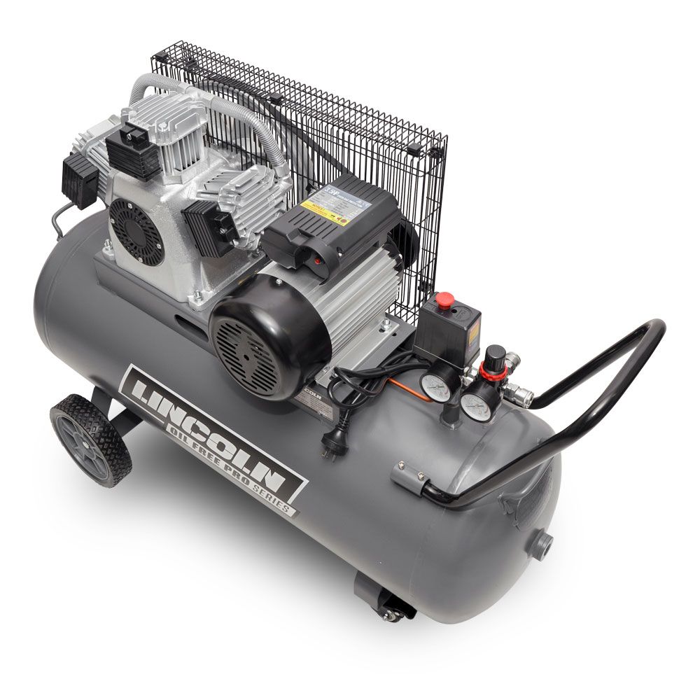 Lincoln LOFB100 3.5HP 100L Oil Free Belt Drive Air Compressor