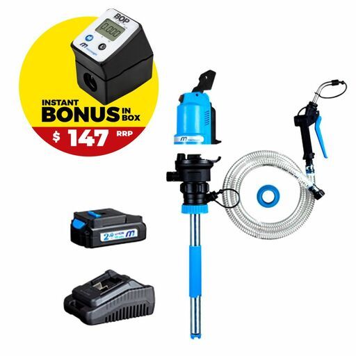 Macnaught BP20S-UNA-IM 18V 2.0Ah Li-Ion BOP20 Starter Kit Pump Stem ...