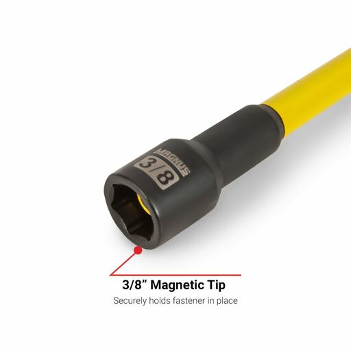 MAGNUS MMNS6PCE 6pce Colour Coded Magnetic Nut Setters Imperial 1/4" 5/ ...