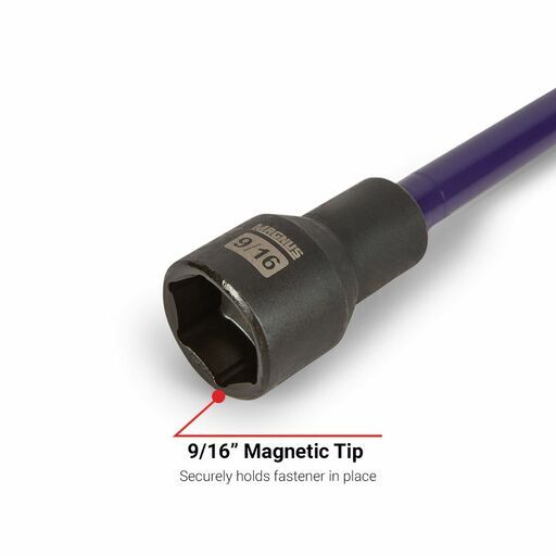 MAGNUS MMNS6PCE 6pce Colour Coded Magnetic Nut Setters Imperial 1/4" 5/ ...